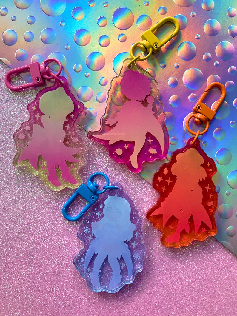 SEASONAL MAGICAL GIRLS - 2.5" Acrylic Keychain - Etsy