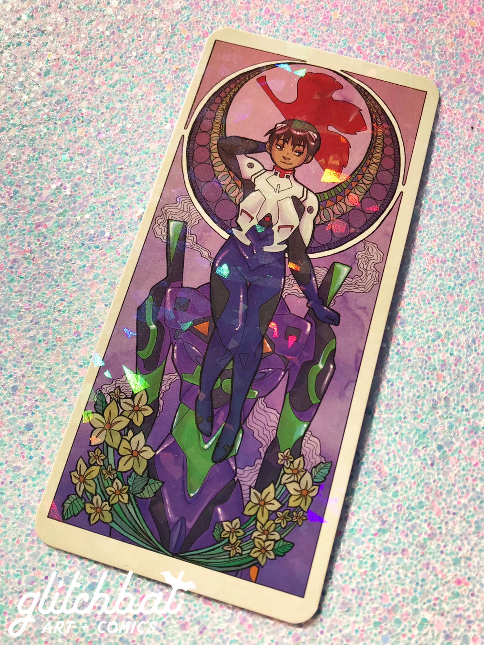 NEON GENESIS EVANGELION - Holographic Bookmark - Etsy