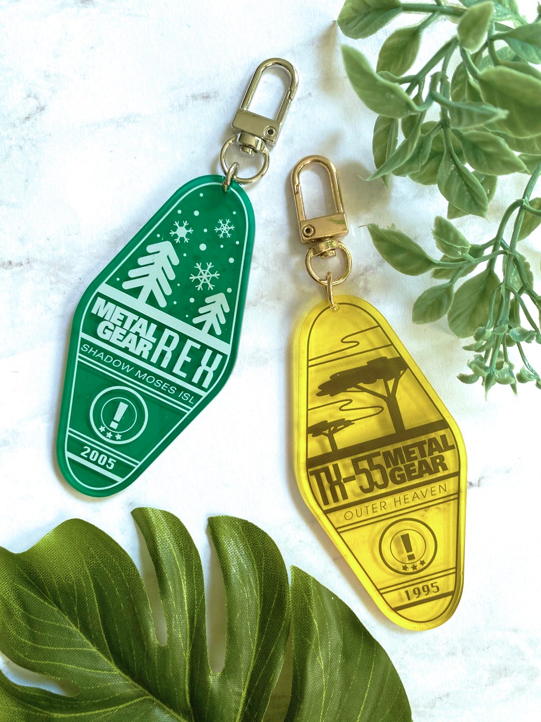 Metal Gear Solid MECHA KEYS - 3.5" Hotel Keychain - Etsy