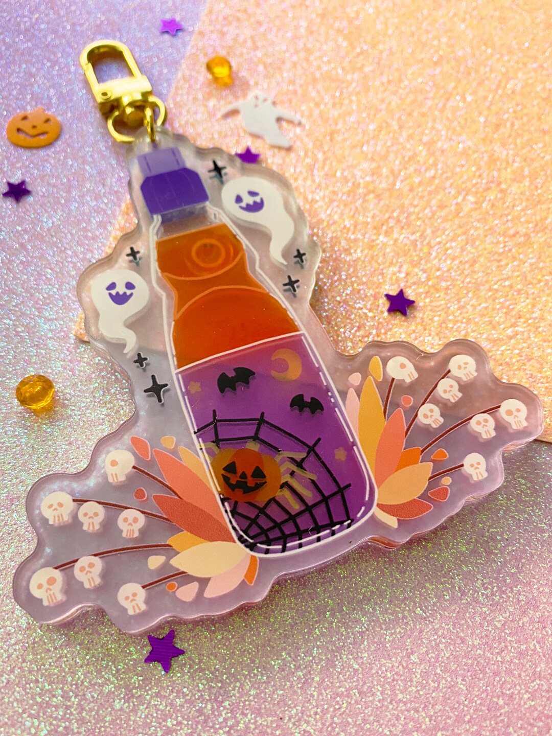 HALLOWEEN RAMUNE - 3.5" Shaker Charm - Etsy