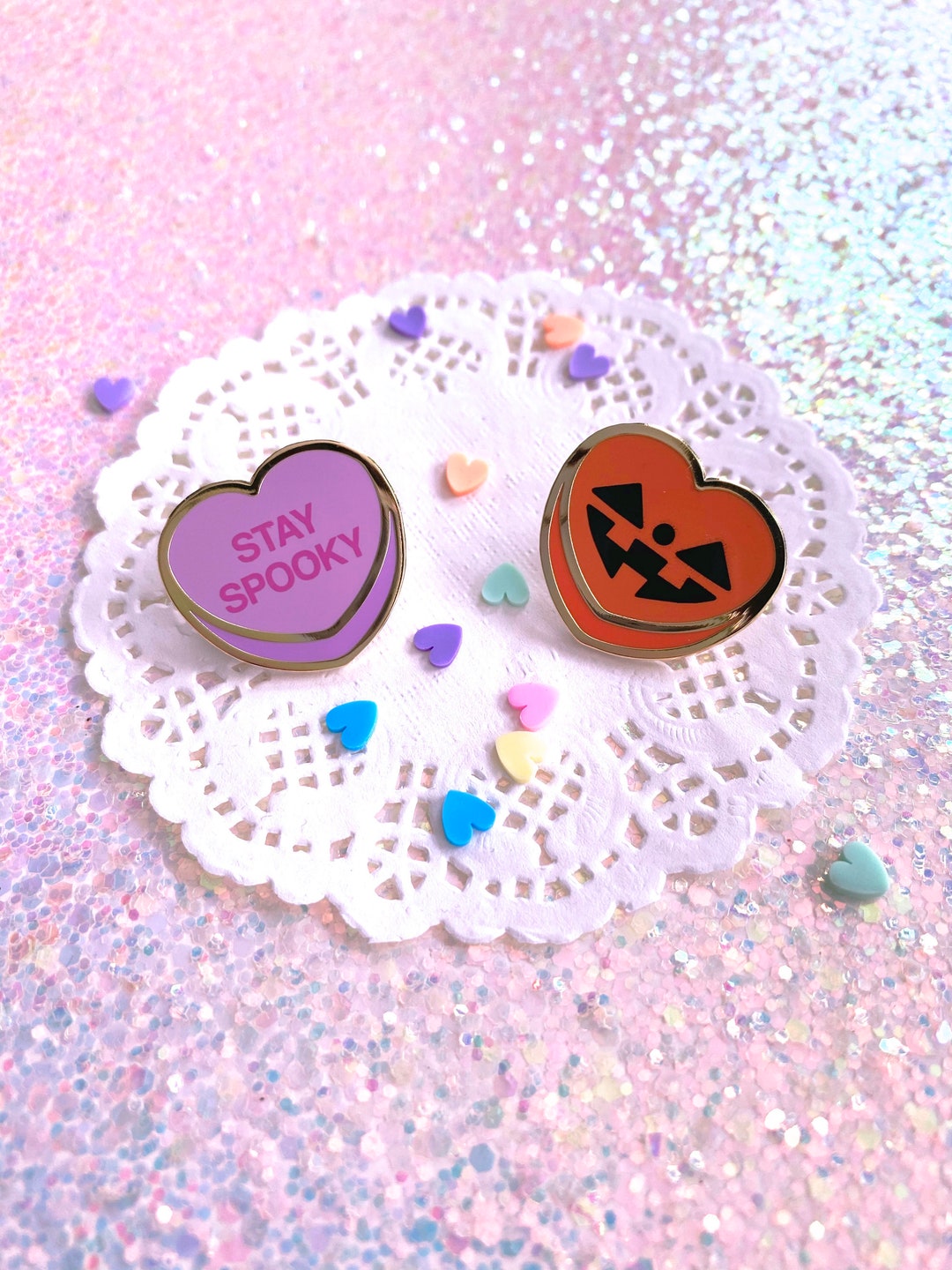VALLOWEEN - 1" Hard Enamel Pin - Etsy