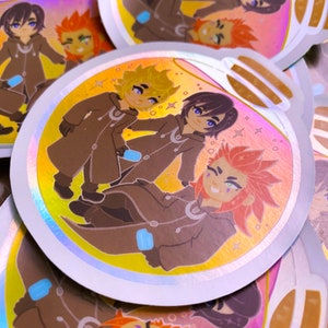 Kingdom Hearts SEA SALT TRIO 3 Holographic Sticker - Etsy
