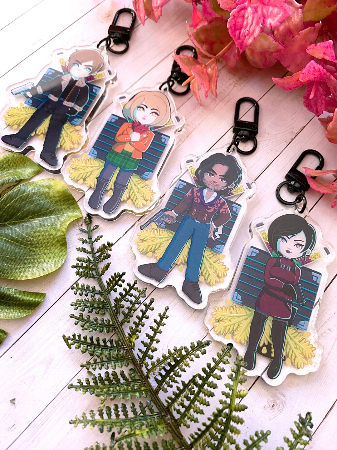 Resident Evil 4 3 Acrylic Keychain - Etsy