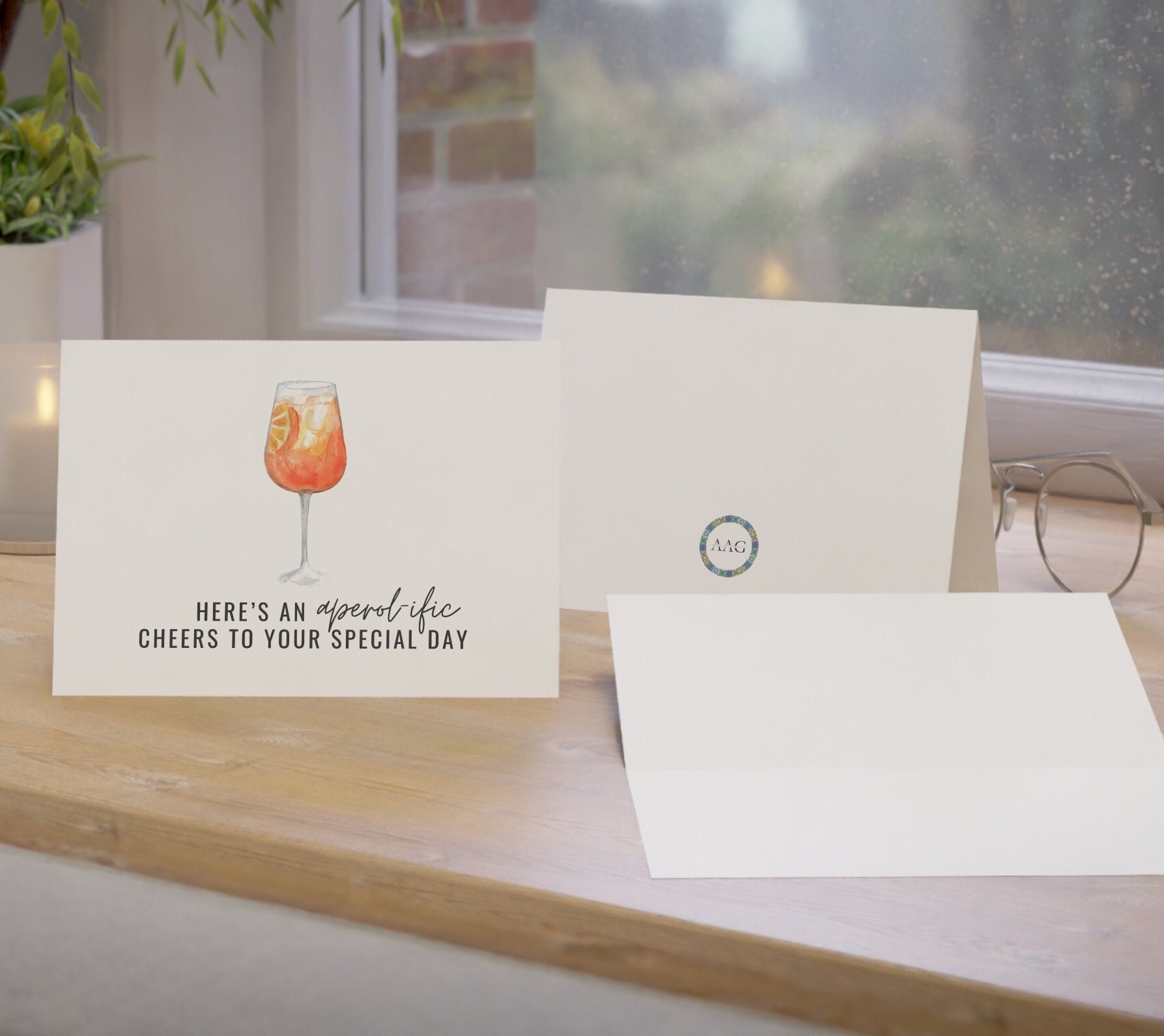 Aperol Spritz, Birthday Card, Celebratory Card, Italy Card, Cheers Card ...