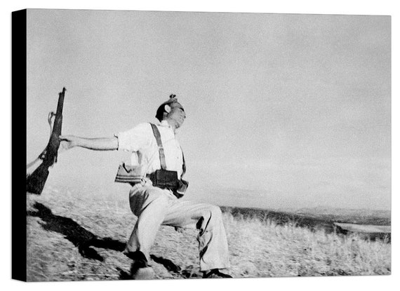 Robert capa Canvas Wall Art Framed Print Various Sizes | Etsy