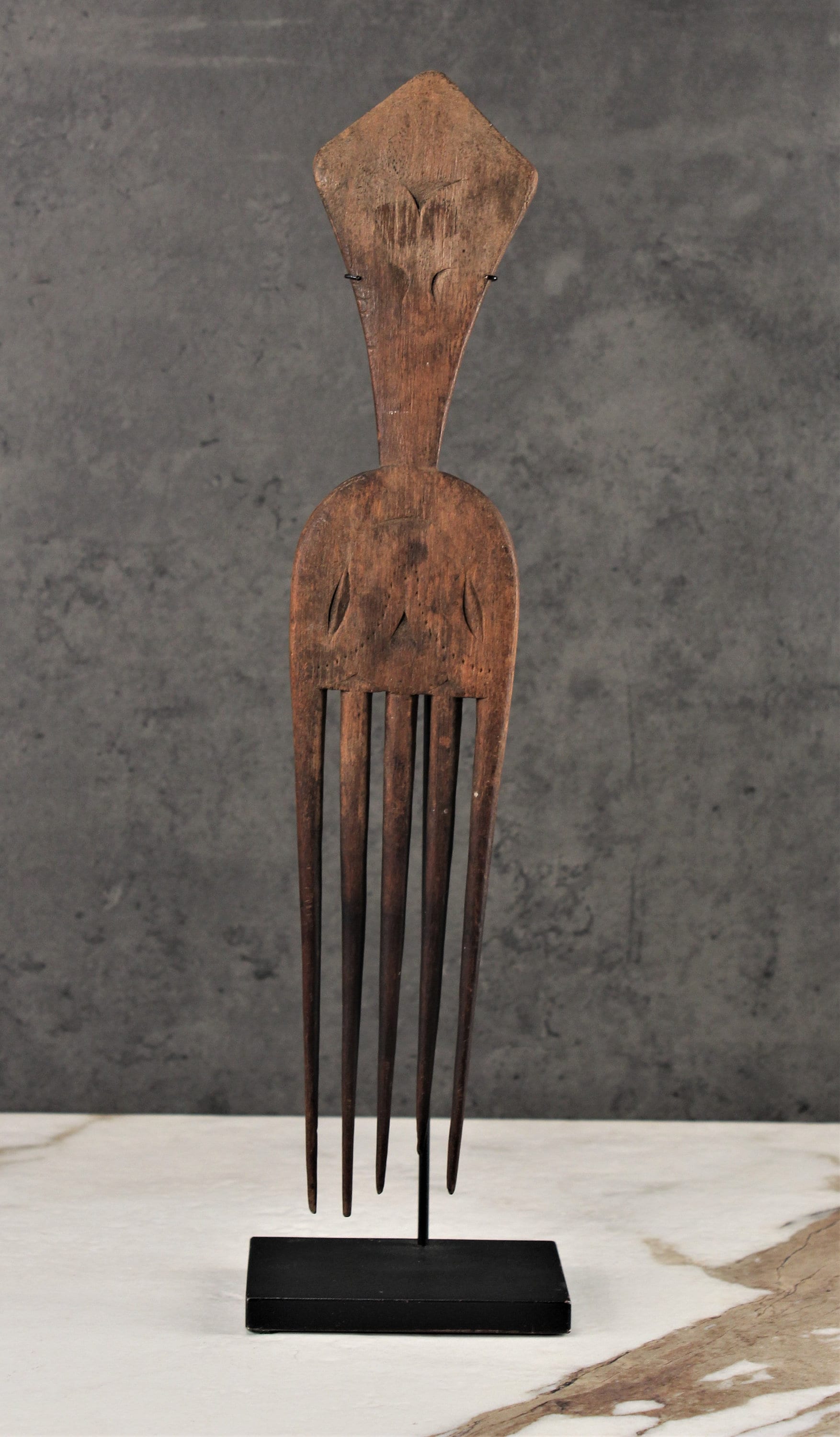 Antique Suriname Carved Wood Comb | Etsy