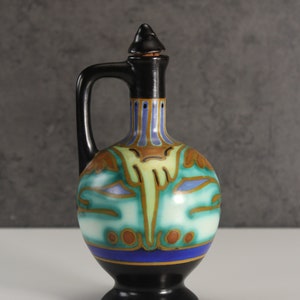 Royal Gouda Corel Pattern Pottery Cruet Schoonhoven Holland Antique - Etsy