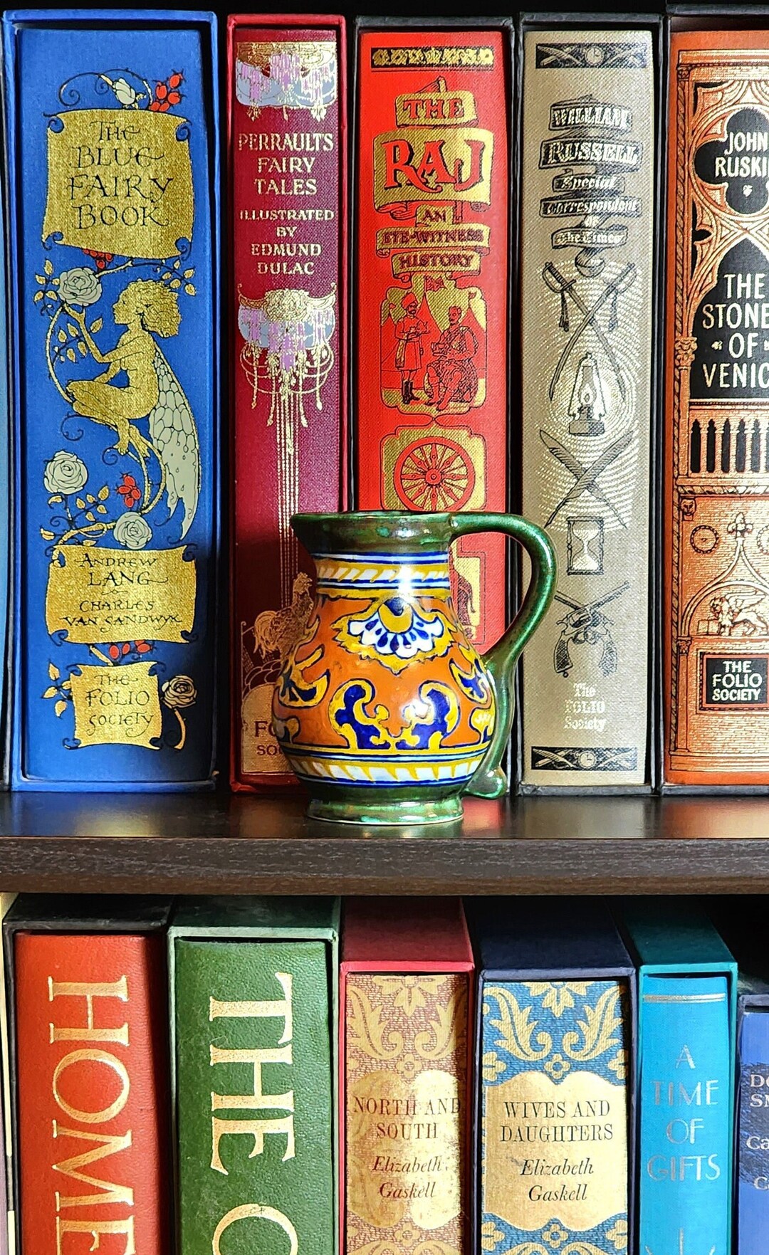 Royal Gouda Rhodian Pattern Pottery Small Pitcher Creamer ...