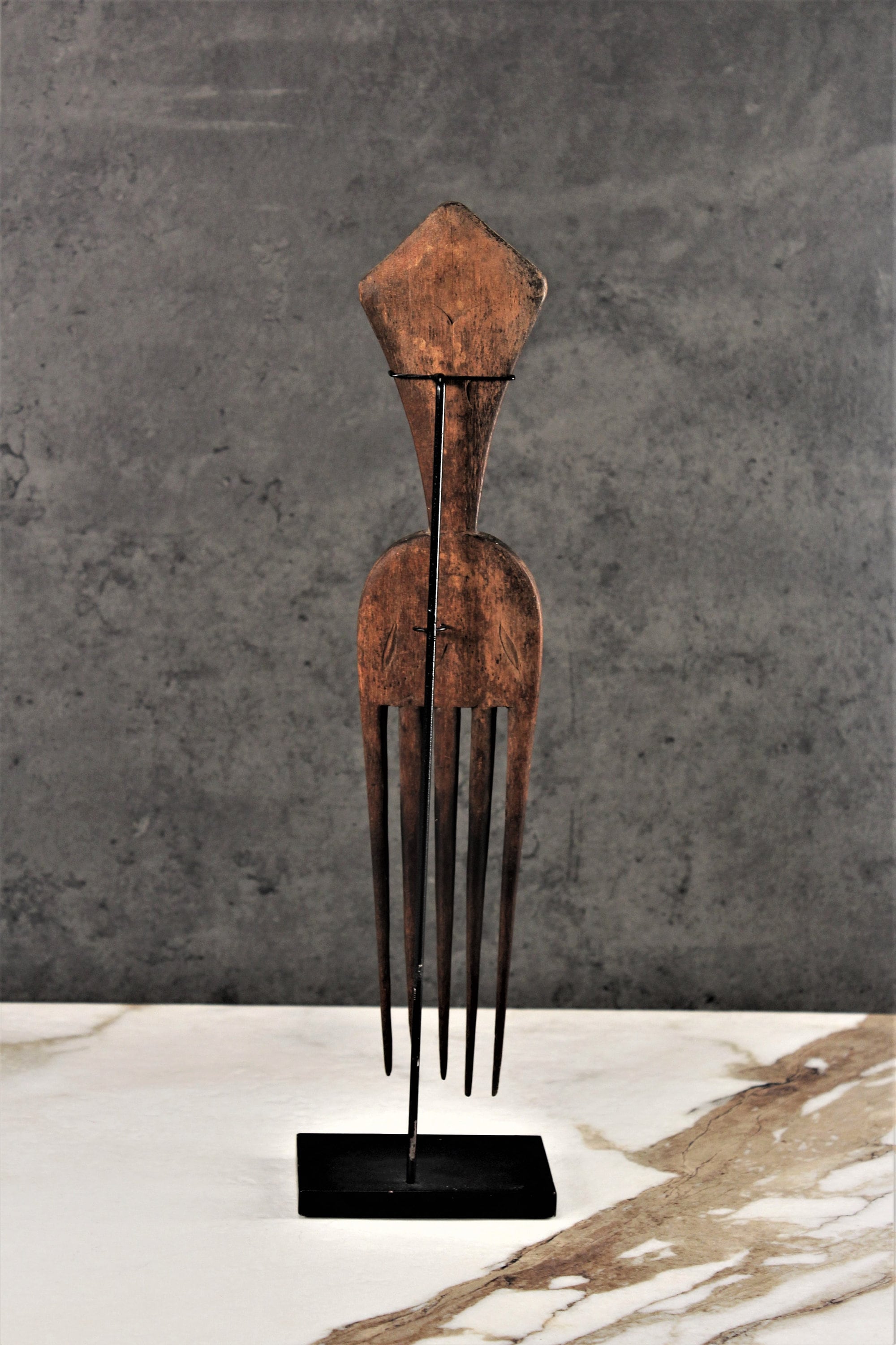 Antique Suriname Carved Wood Comb African Art - Etsy
