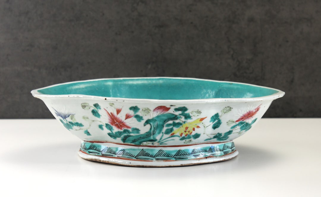 Peranakan Nonya Ware Porcelain Bowl Chinese Export Porcelain Famile ...