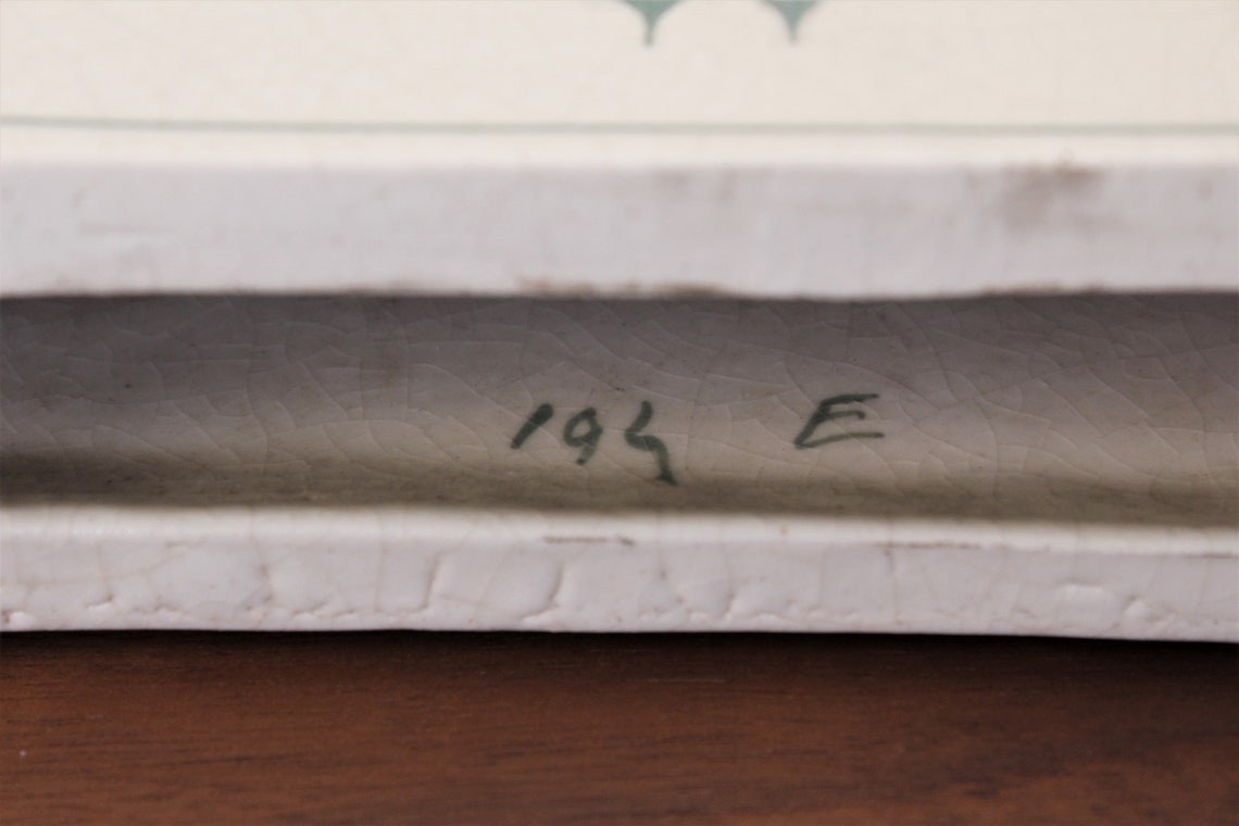 De Distel Bert Nienhuis Pottery Clock and Vase Garniture Dutch - Etsy