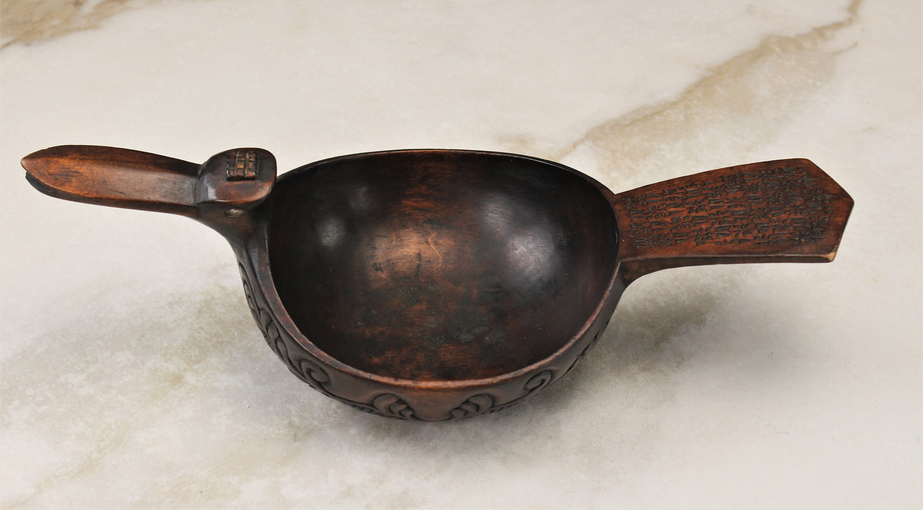 Antique Scandinavian Ale Bowl Carved Birch Duck Form - Etsy
