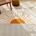 Handmade Rising Sun Rug: 4x6 Block Printed Cotton Dhurrie - Etsy