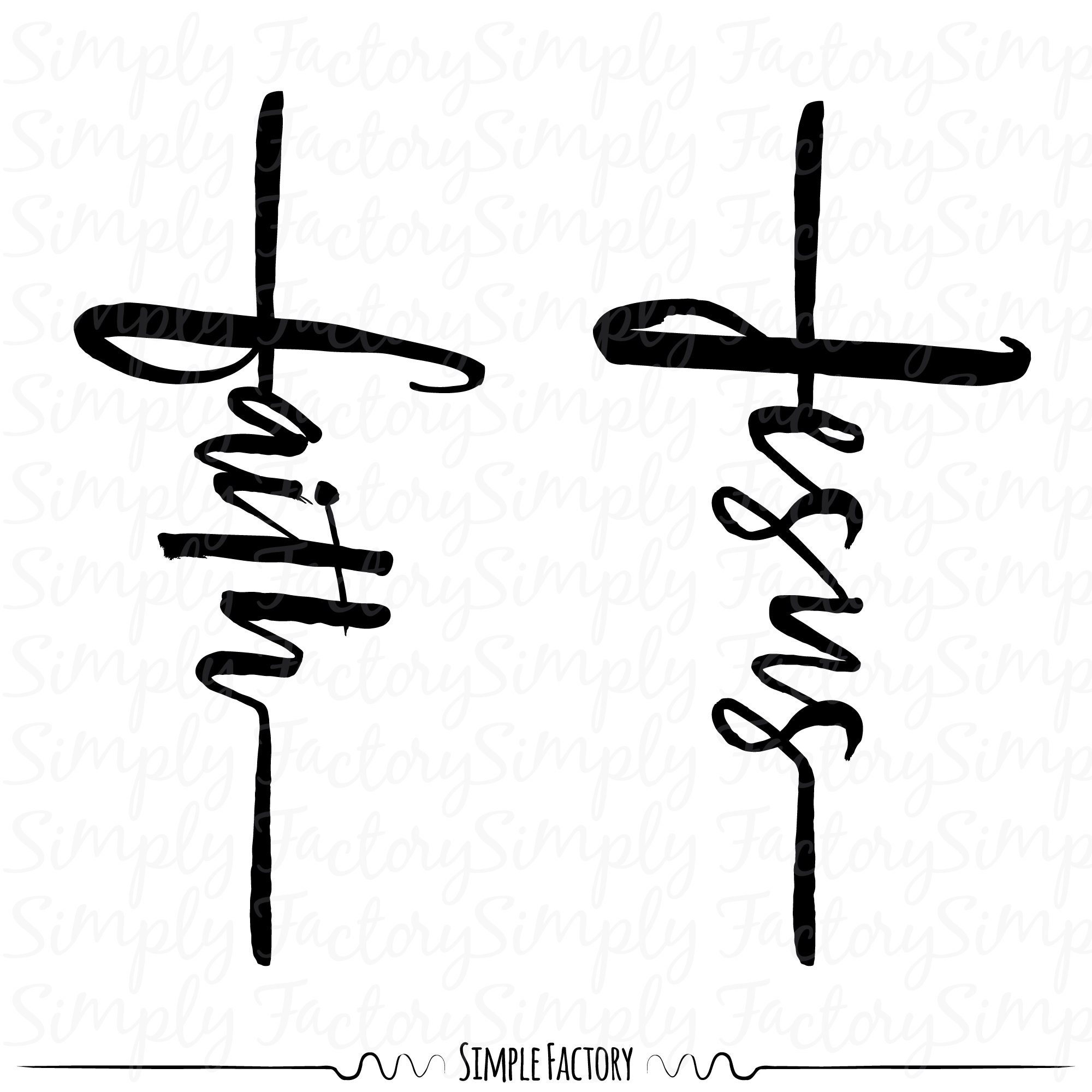 Faith Cross Clipart Jesus Cross Clipart Faith Cross svg | Etsy