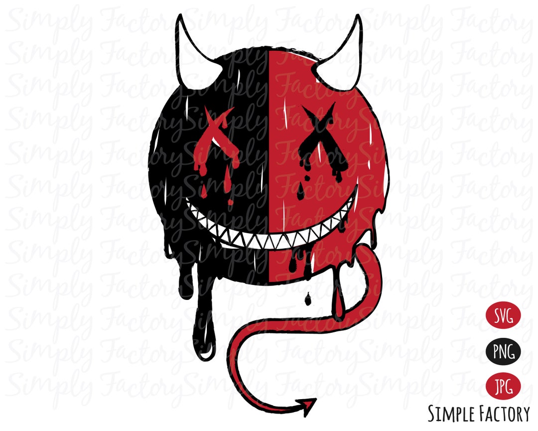 Devil Smile Face Svg Devil Smile Face Png Big Smile Png - Etsy Österreich