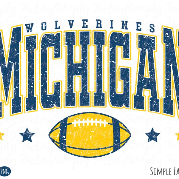 Michigan Wolverines Png - Etsy