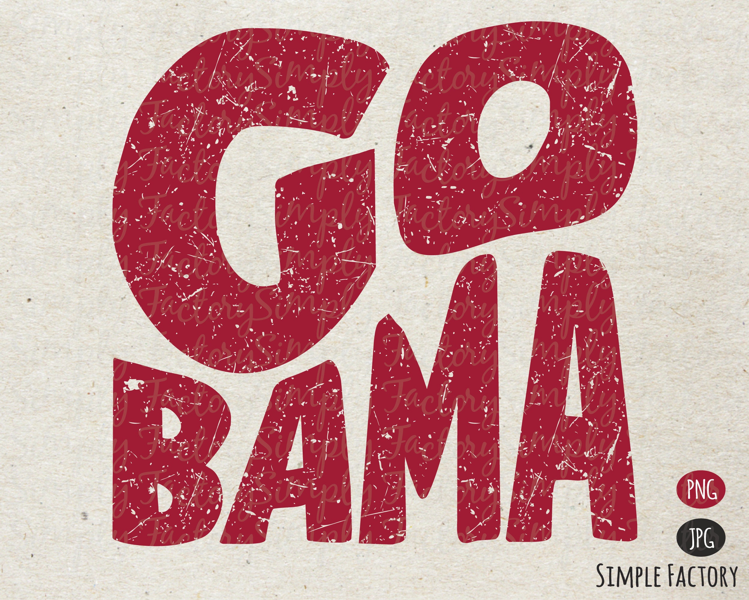 Retro Go Bama Png Alabama Png Football Png Game Day - Etsy