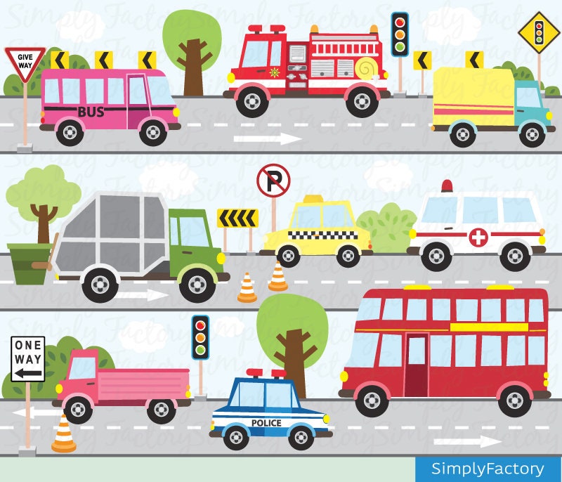 Land Transportation Clip Art