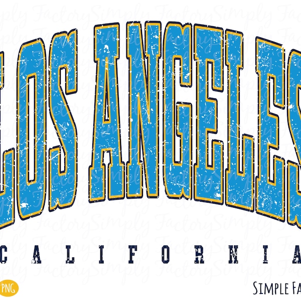 Los Angeles Svg - Etsy