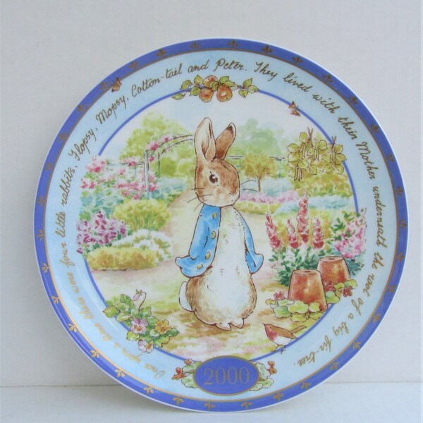 Rabbit Plate - Etsy