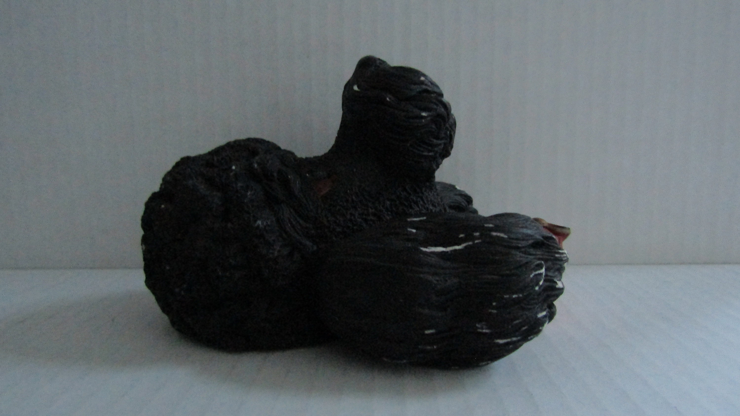 1968 Bosson Black Poodle Satan Demon Head Chalkware Wall Decor Made in ...