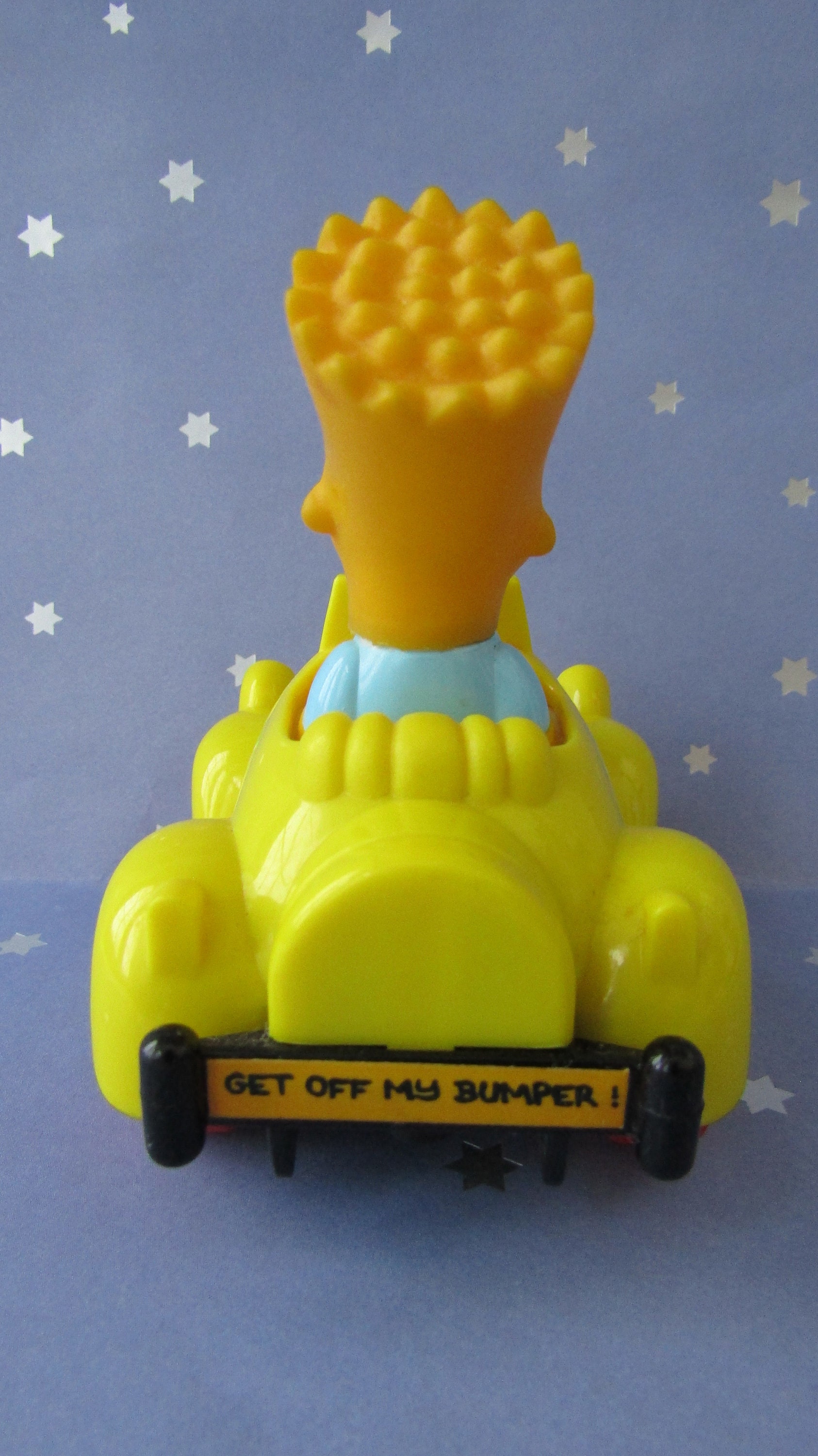 1990s the Simpsons Swivel Head Bart Simpson Movable Toy Car - Etsy