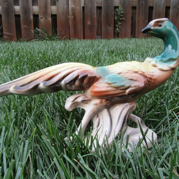 Ceramic Pheasant Figurine - Etsy