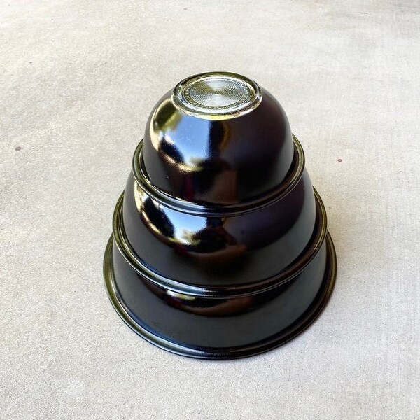 Black Pyrex Glass Bowls - Etsy