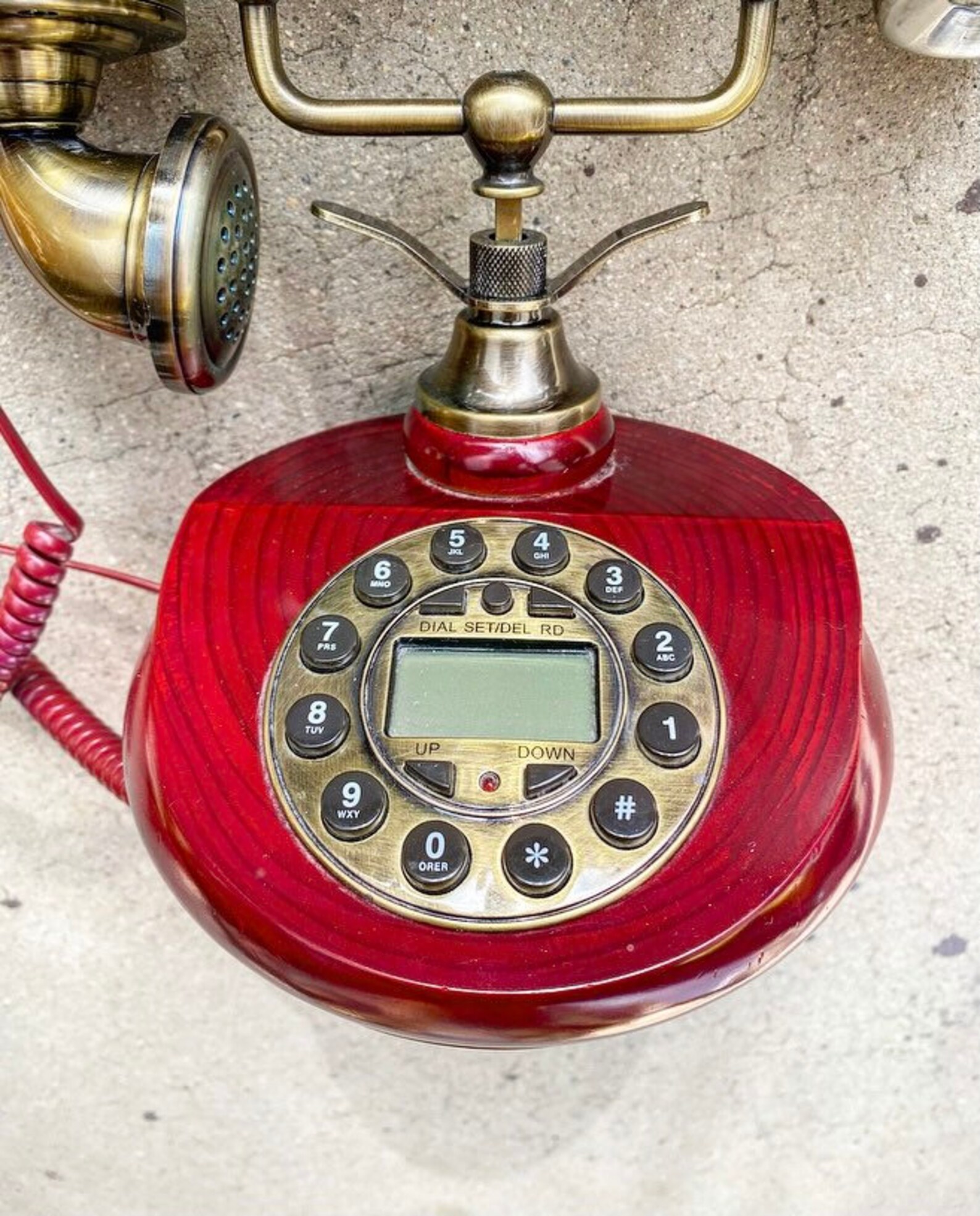 70s Wooden Phone - Etsy