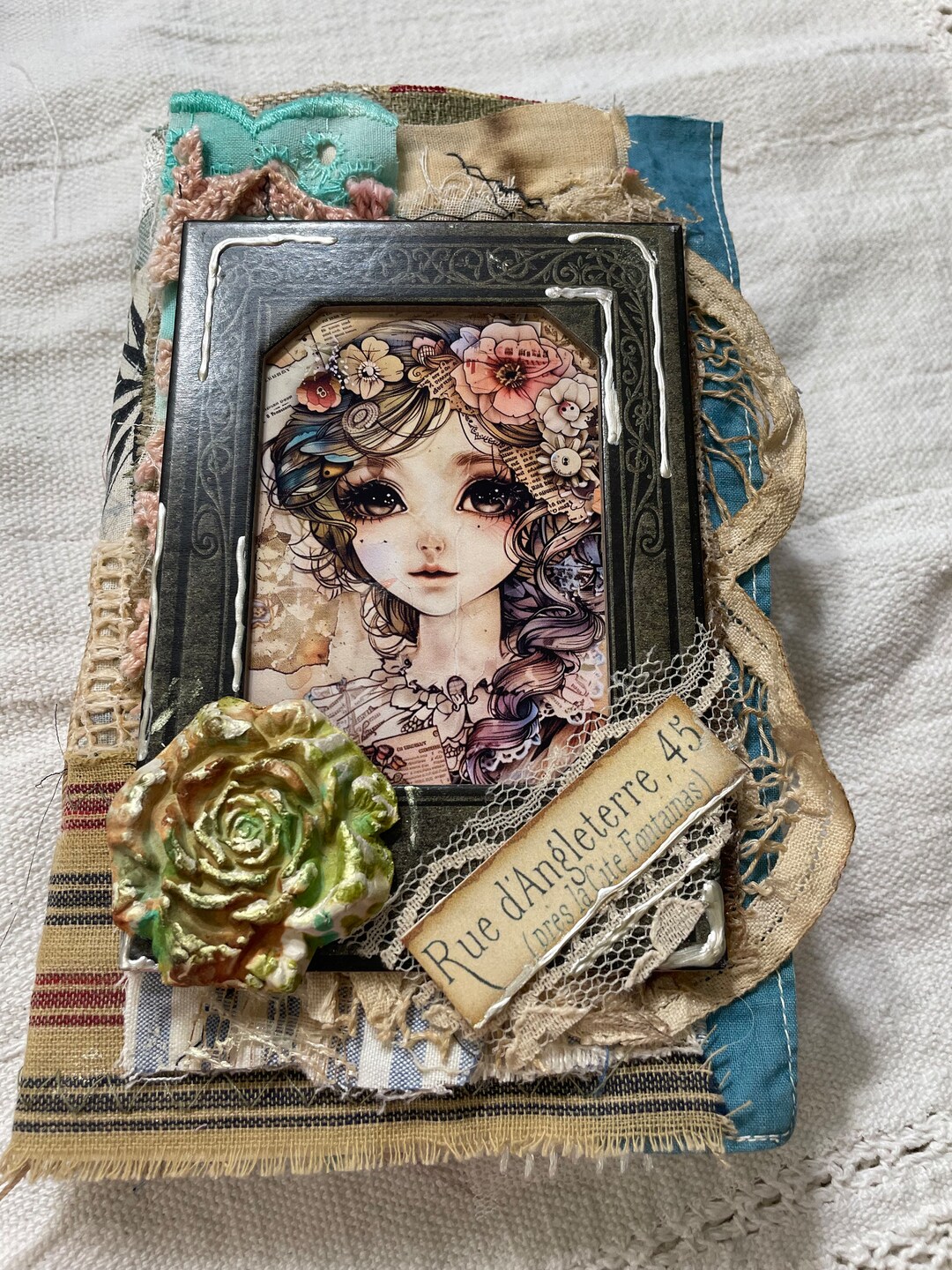 Handmade Junk Journal One Signature Journal Soft Covered Journal JJ ...