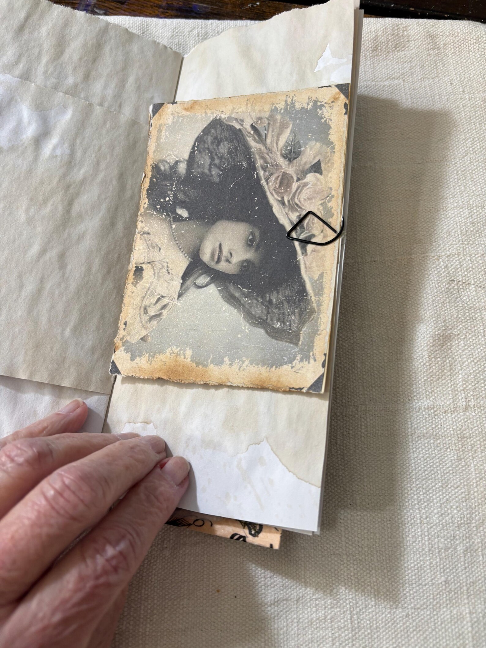 Handmade Tri Fold- Junk Journal- Decoupaged Journal- Digitals- Papers ...