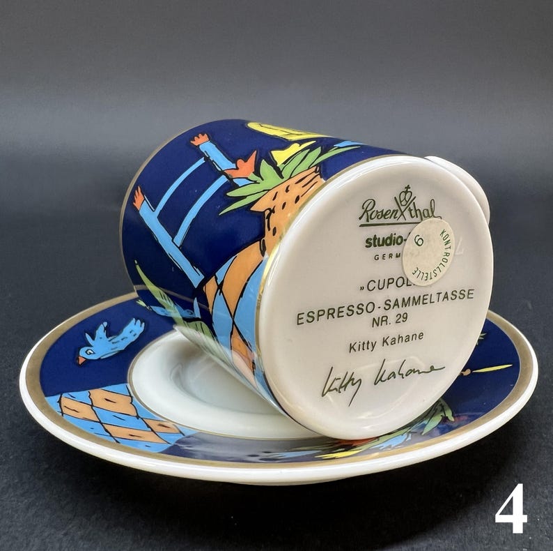 Rosenthal Cupola Espresso Cup & Saucer – Studio-line Artist Design ...