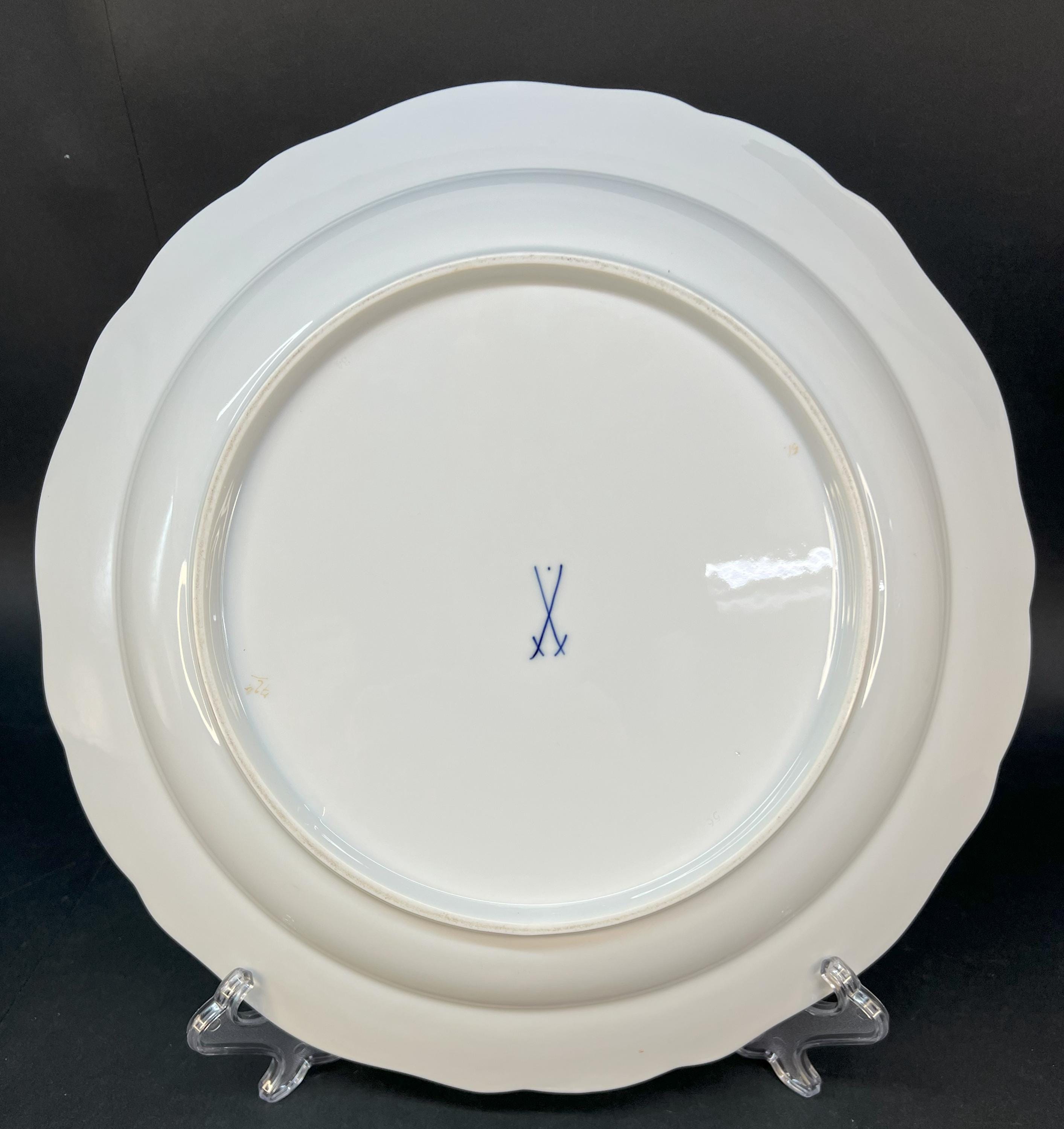 Rare Meissen “red Dragon” Plate, Hand-painted Porcelain From 1924–1933 ...