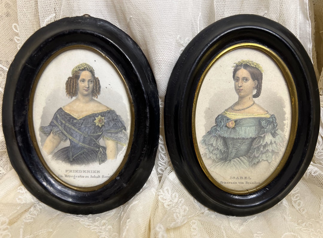 Miniature Portraits of the German Artist, Copper and Steel Engraver ...