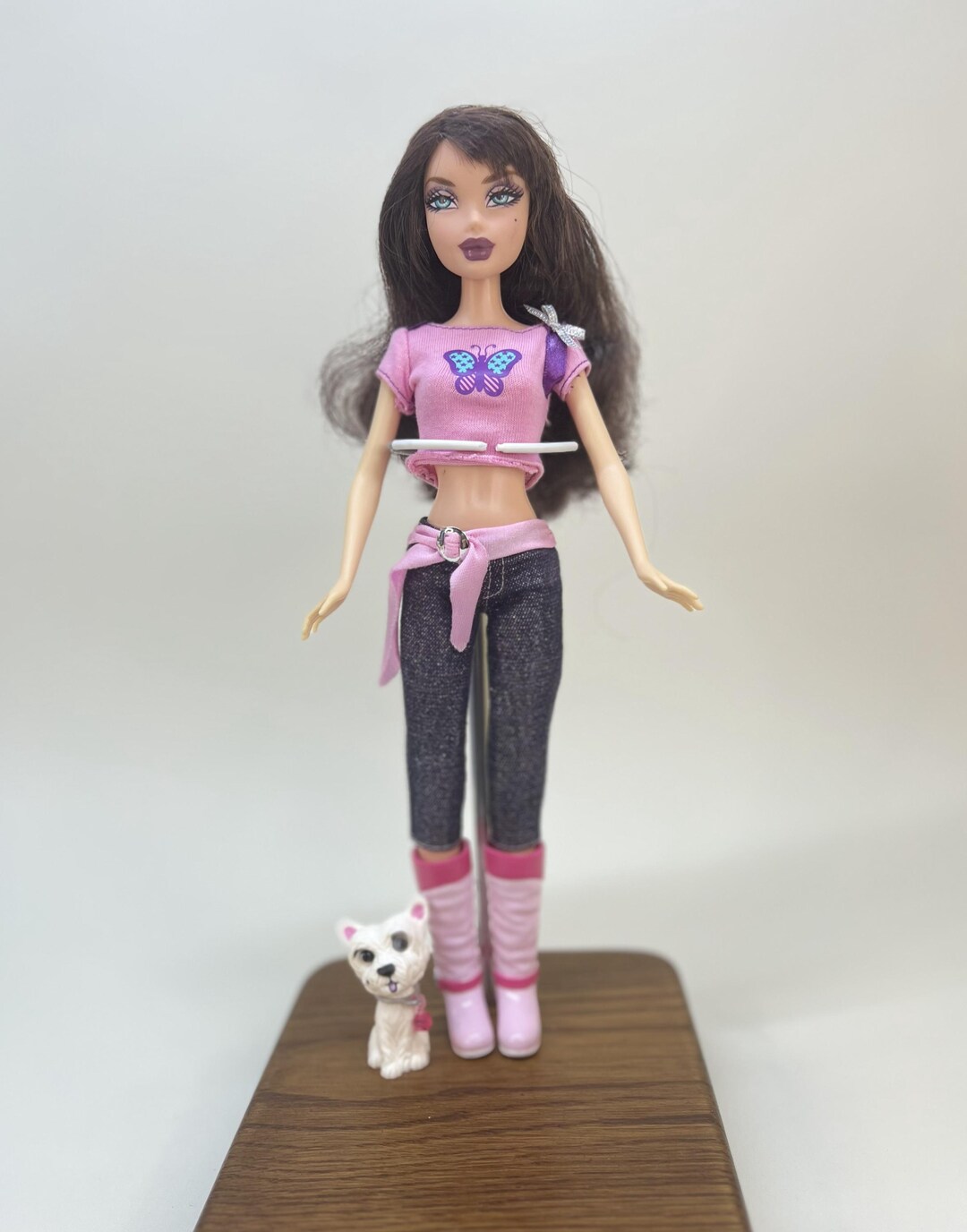 My Scene Delancey Doll by Mattel With Adorable Yorkie Dog Pet! Original ...