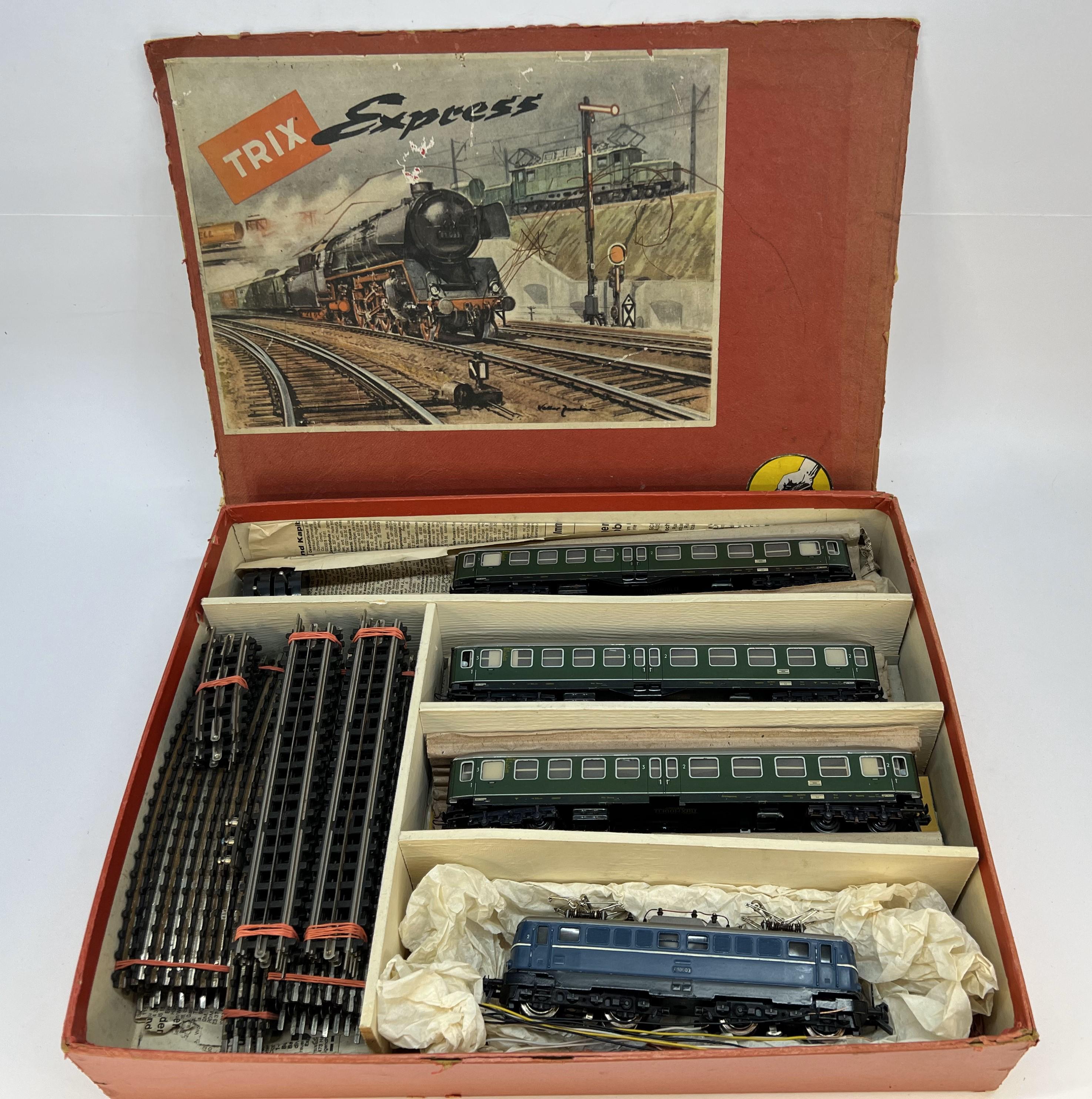 Long-distance Express trix Express, Vintage Railway, Germany, 50s. - Etsy
