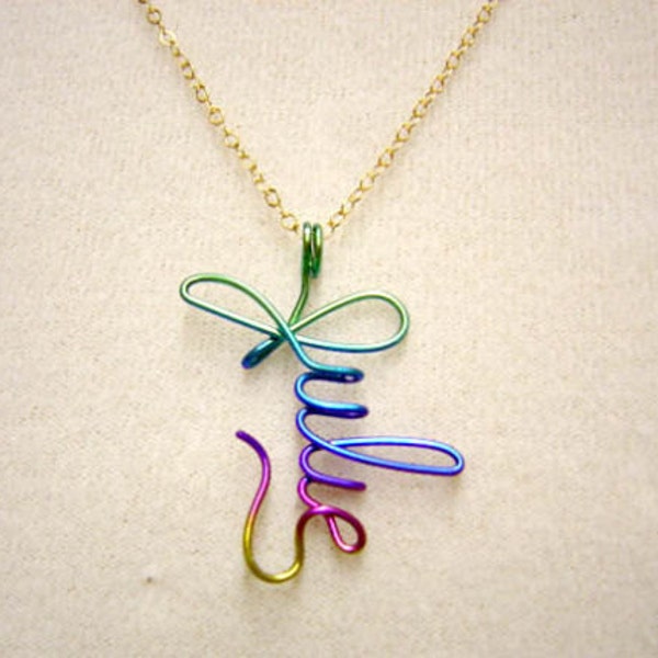 Wire Name Necklace - Etsy