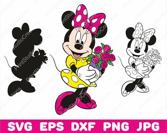 Minnie silhouette | Etsy