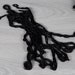 Viscose Thread Black 1.76oz (50g) for Felting, Nuno Felting, Spinning ...