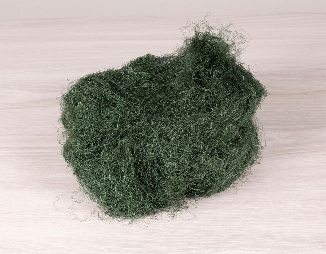 Viscose Thread N-146, 1.7oz (50gr) for Felting Decoration. for DIY ...