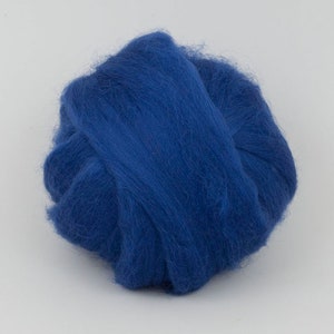 Blue B117, 1.77oz (50gr), 18mic Extra Fine Merino Wool Felting Wool ...