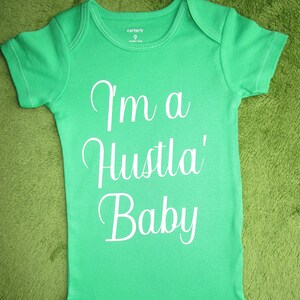 I'm a Hustla' Baby Onesie, Baby Shower Gift, Funny Baby Onesie - Etsy