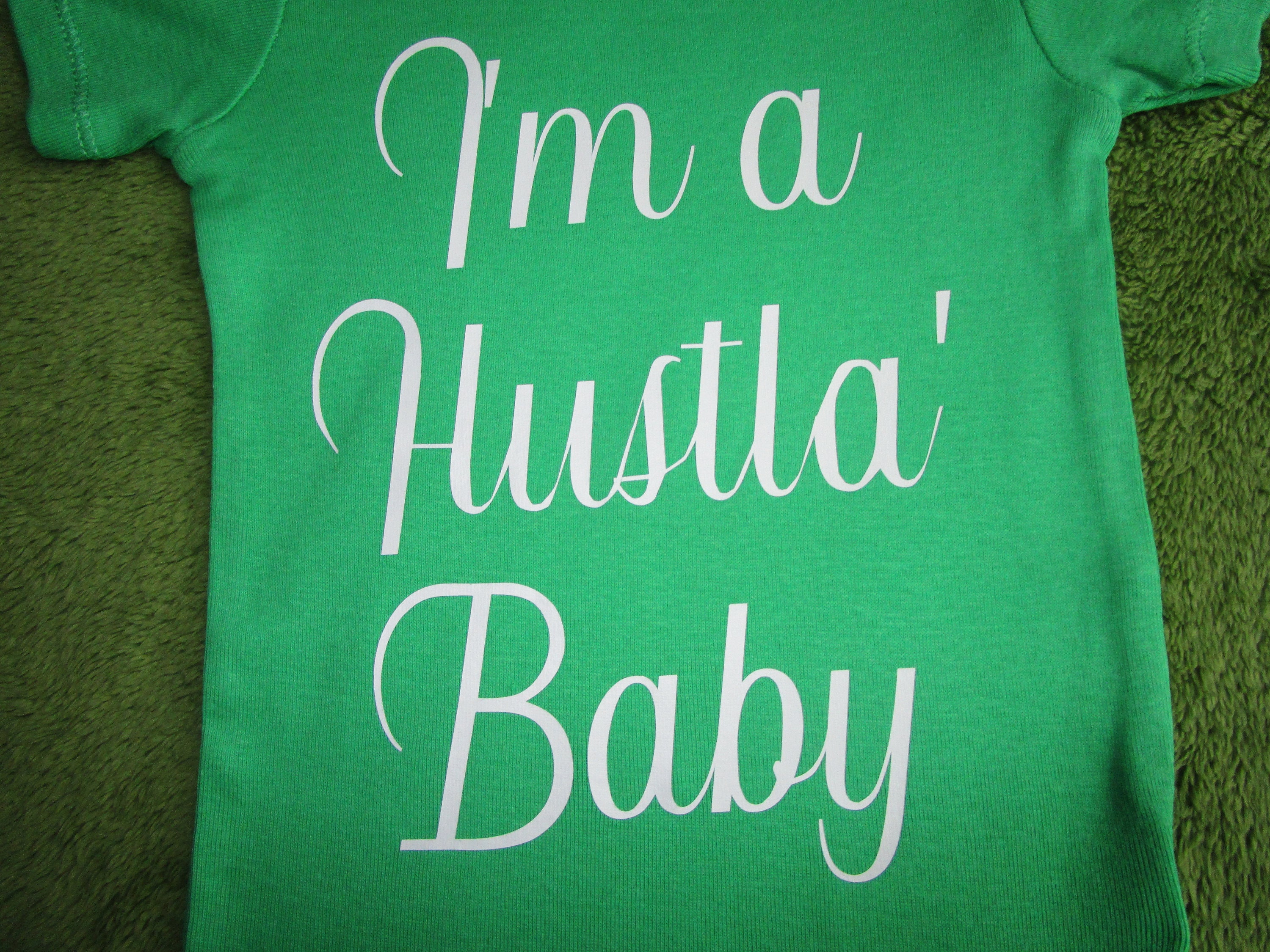 I'm a Hustla' Baby Onesie, Baby Shower Gift, Funny Baby Onesie - Etsy