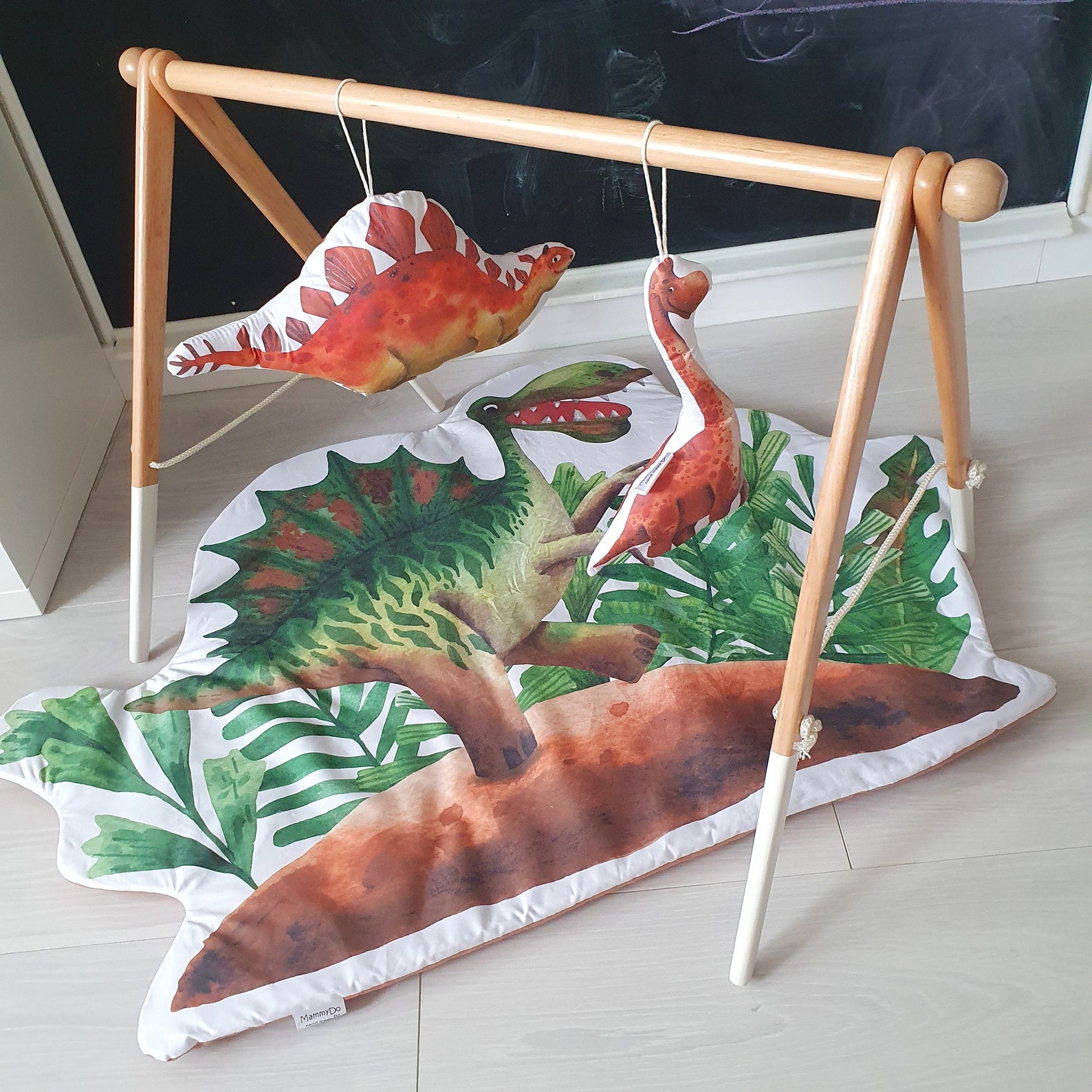 Dino Shape Play Mat Dinosaurs Nursery Decoration Quilted | Etsy