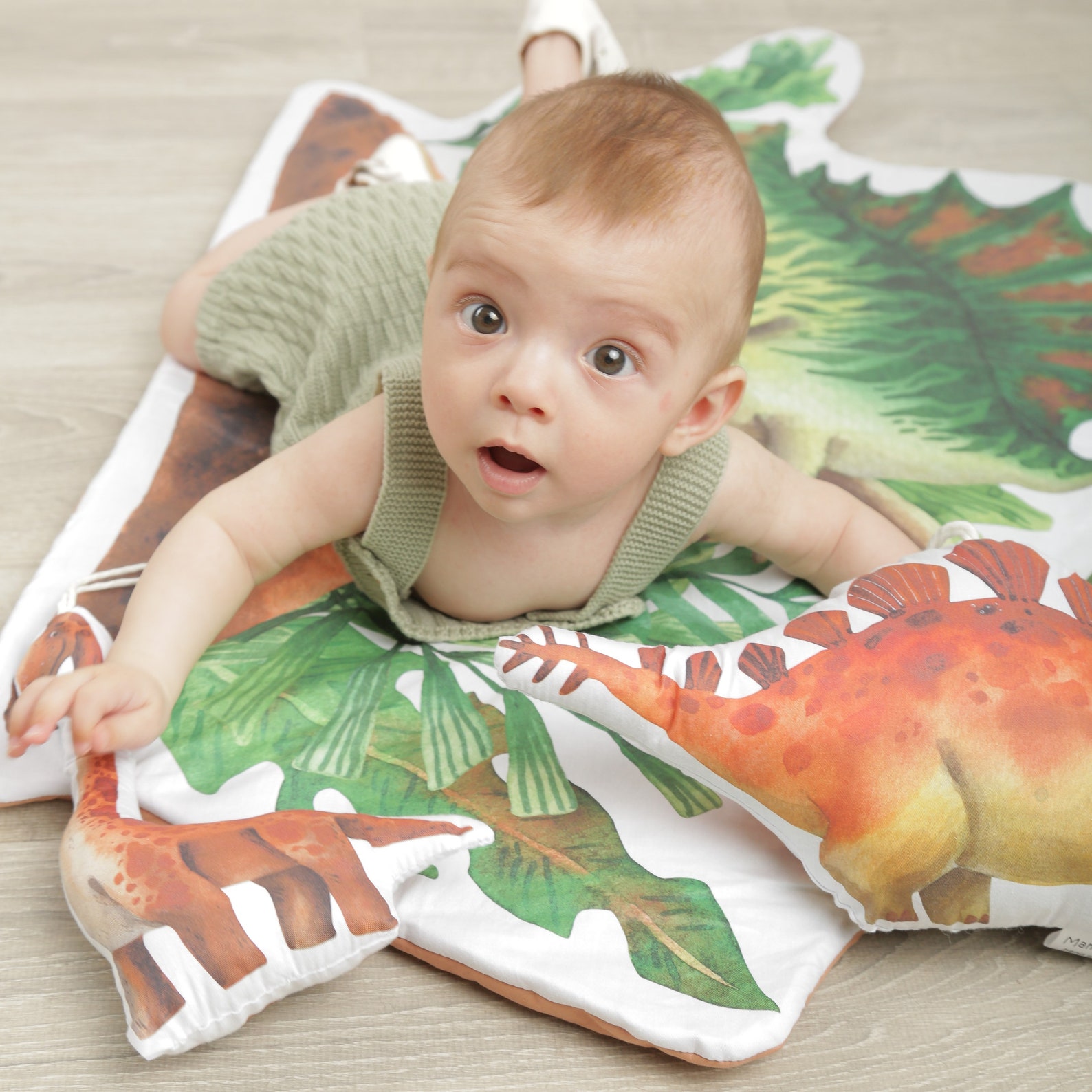 Dino Shape Play Mat Dinosaurs Nursery Decoration Quilted | Etsy