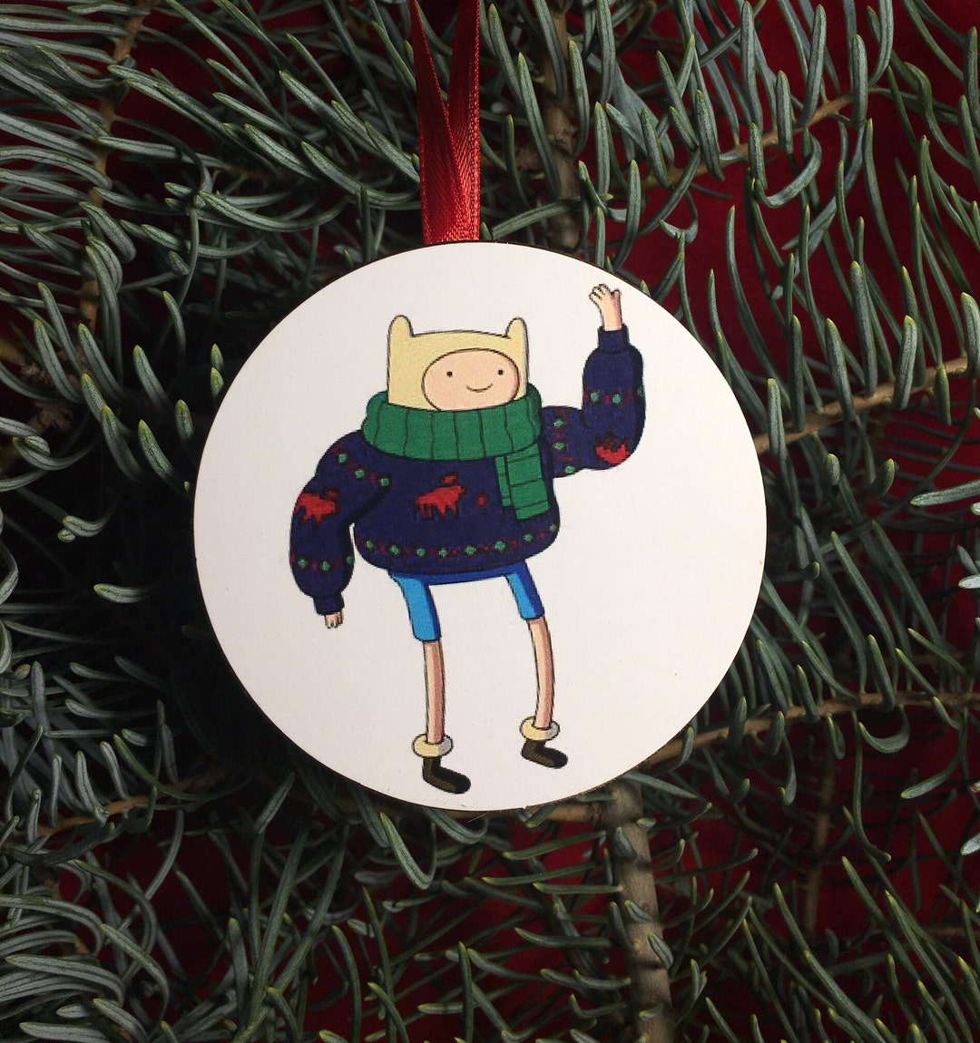 Finn Adventure Time Christmas Tree Ornament Gift Exchange Stocking ...