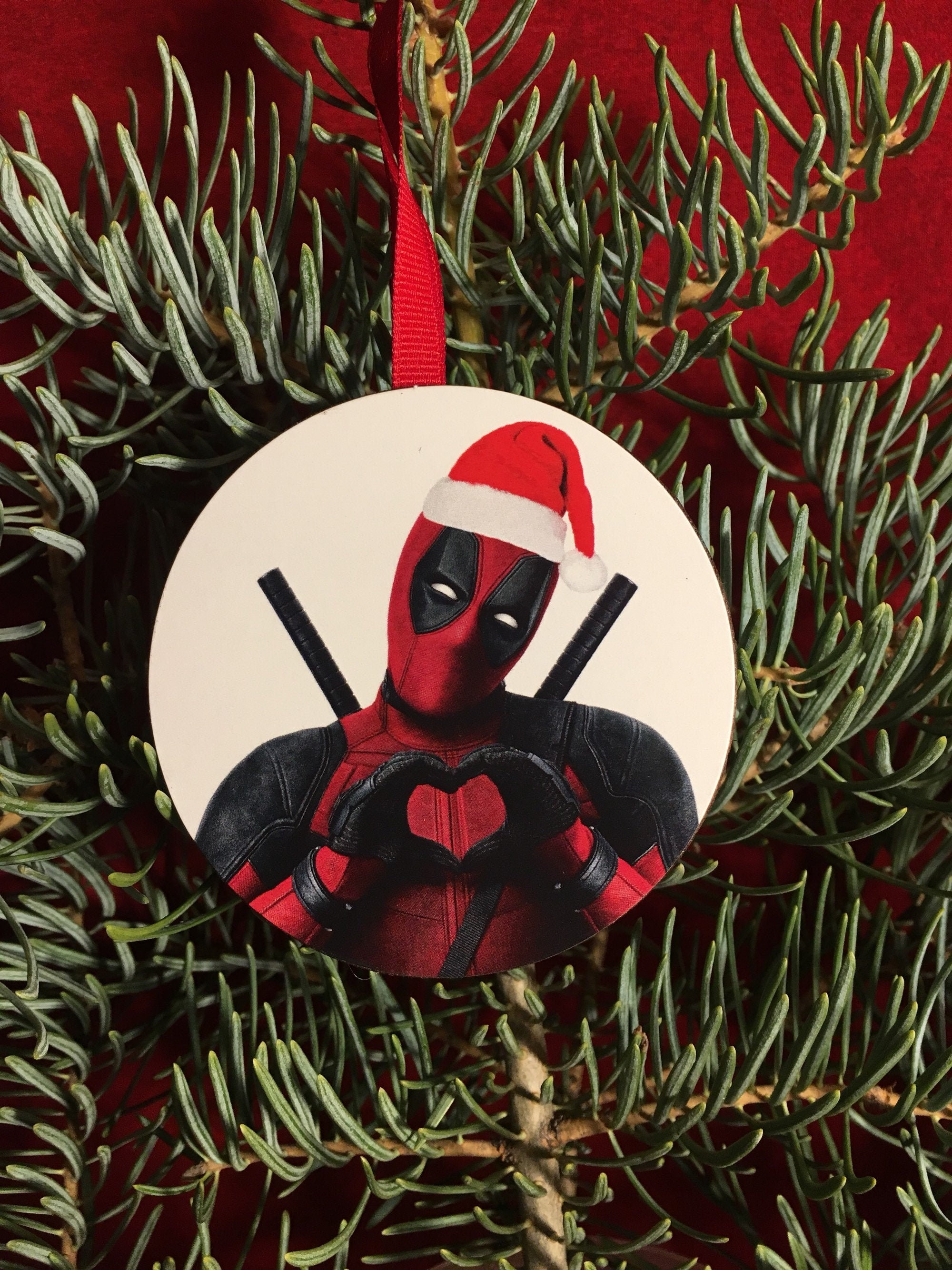 Ryan Reynolds Deadpool Santa Christmas Tree Ornament Gift - Etsy