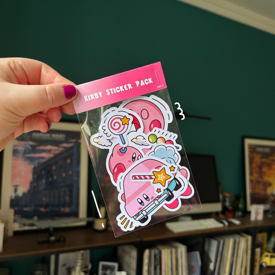 Kirby Sticker Pack / Kirby Stickers Vol 1 - Etsy