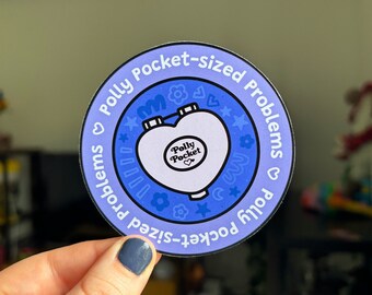 Vintage Polly Pocket Inspired Sticker - Etsy
