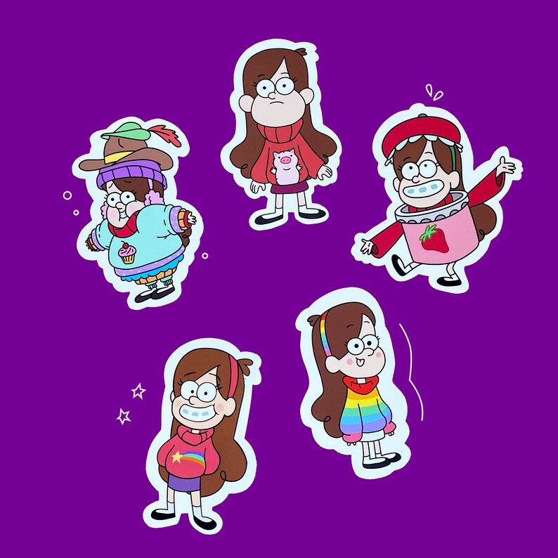 Gravity Falls Mabel Stickers Mabel Pines - Etsy